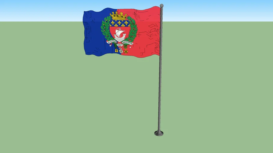 Paris flag | 3D Warehouse