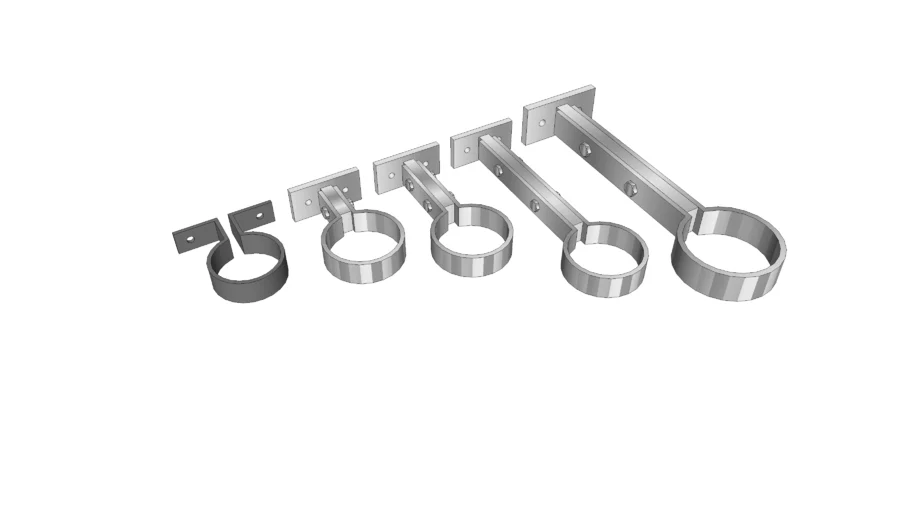 Pipe Clip - Pipe Bracket - Pipe Support | 3D Warehouse