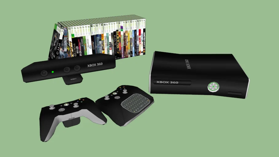 Xbox 360 Coleção (Low Poly) | 3D Warehouse