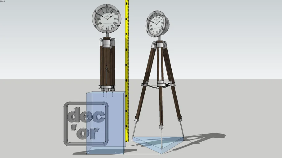 clock tripod small 001 | 3D Warehouse