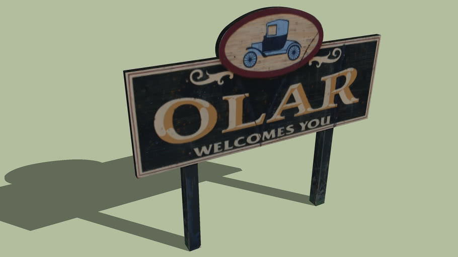 Welcome Sign Olar, South Carolina | 3D Warehouse