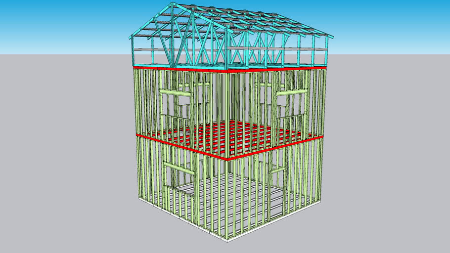 2 Storey Steel Building | 3D Warehouse