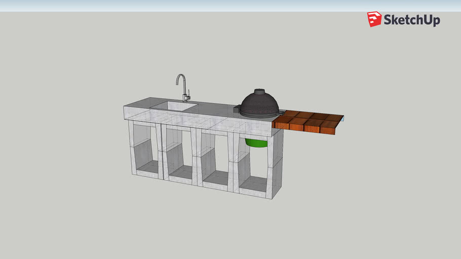 outdoor kitchen | 3D Warehouse