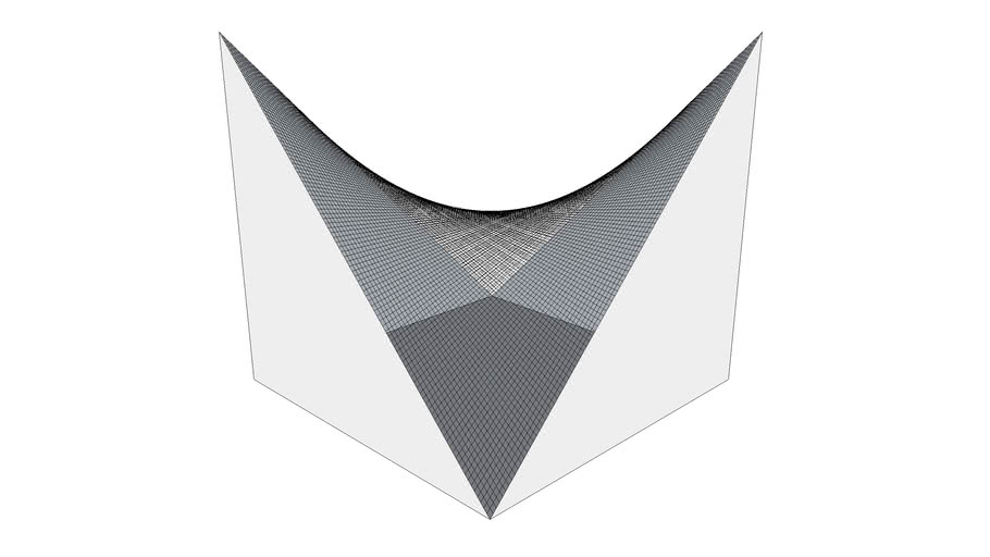 hyperbolic paraboloid mesh | 3D Warehouse