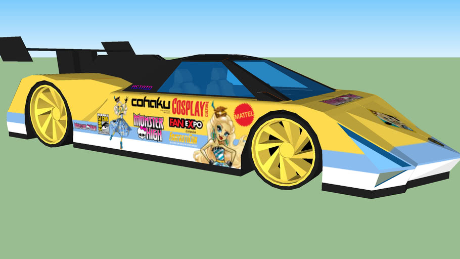 Monster High Dayna Treasura Jones Car | 3D Warehouse