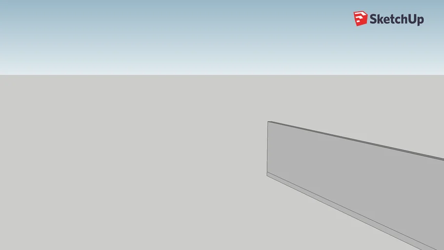 angle iron 1100mm | 3D Warehouse