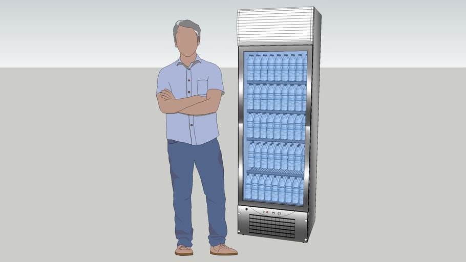 Tall Water fridge | 3D Warehouse