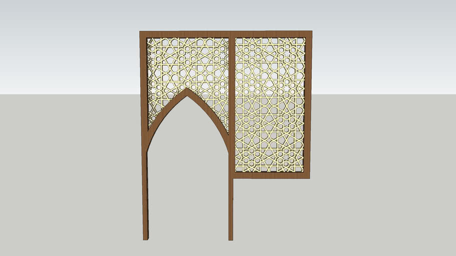 Masjid Panel Wall + Arc | 3D Warehouse