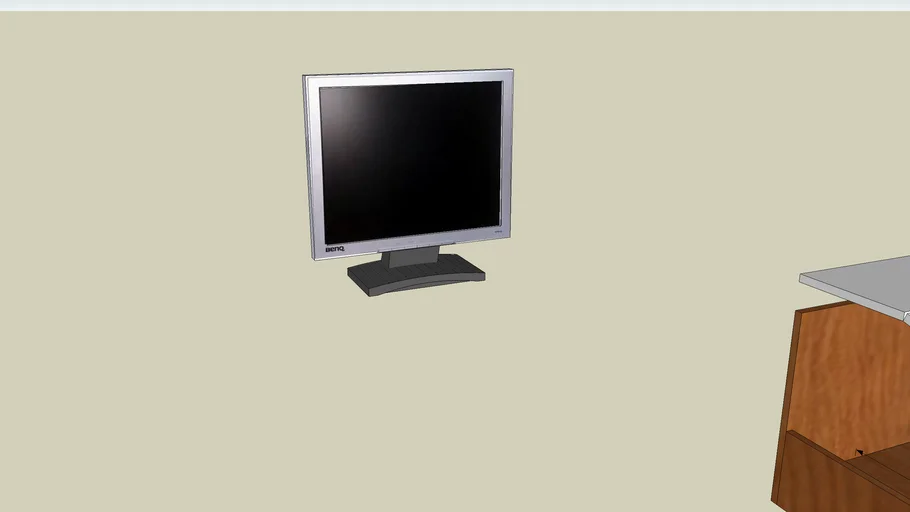 Benq LCD Monitor FP91G+ | 3D Warehouse