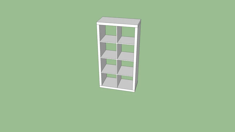 expedit 8 cubbie shelving | 3D Warehouse