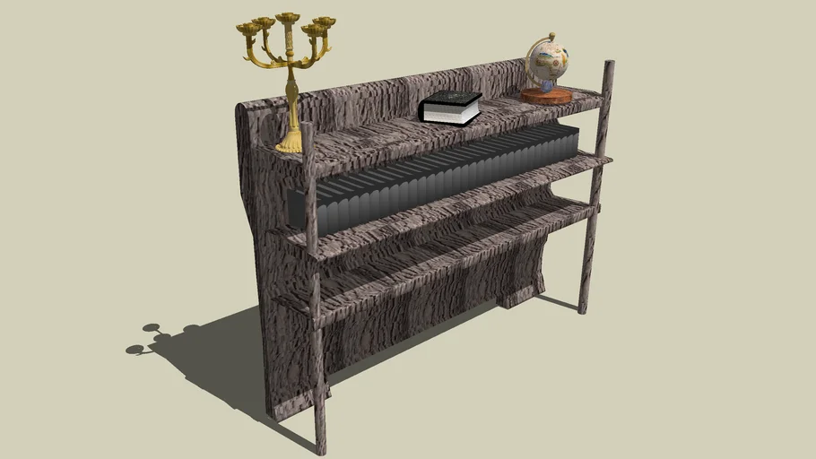 Wooden shelf | 3D Warehouse