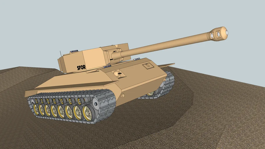 175MM SELF PROPELLED HOWITZER M34A2 | 3D Warehouse