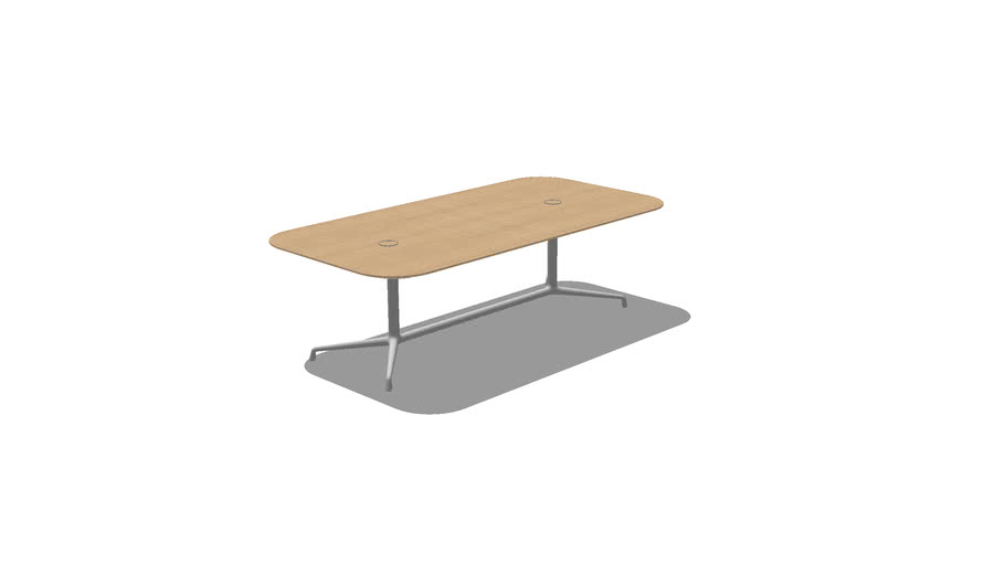 Coalesse, SW_1, Conference Table, Rectangle, Veneer, 42x96x28.5 | 3D ...