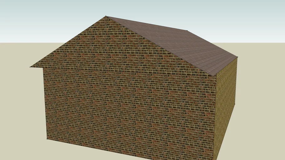Brick building - rectangular | 3D Warehouse