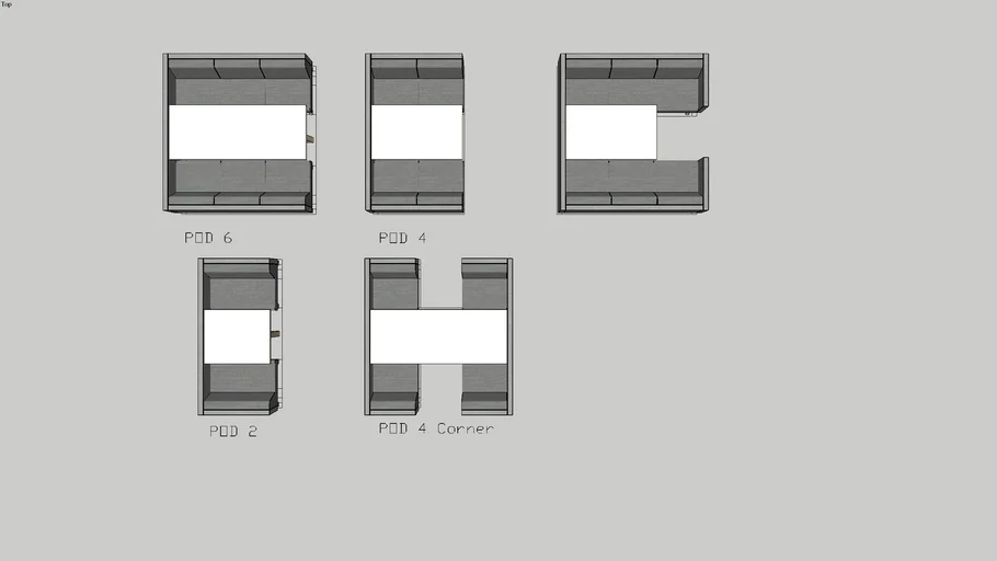 Hybrid pods | 3D Warehouse