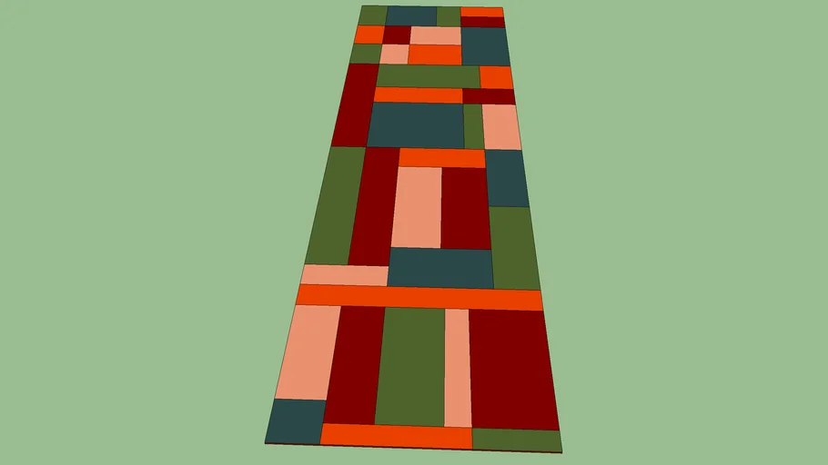 Modern Area Rug | 3D Warehouse