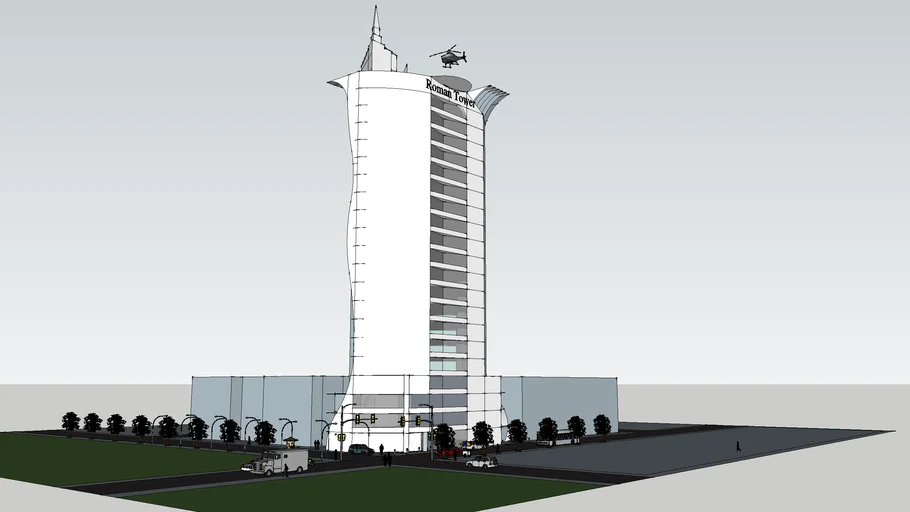 Wayne Tower | 3D Warehouse