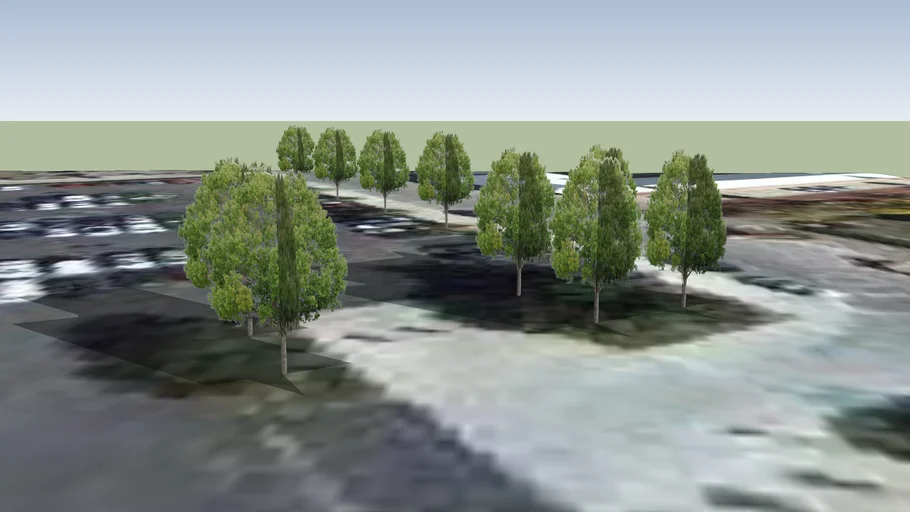 One Vectren Square Trees | 3D Warehouse