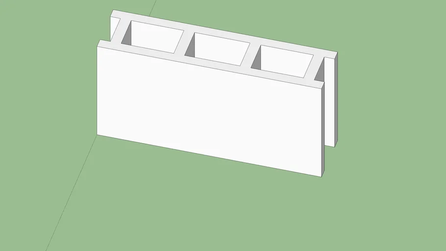 4 inch CHB | 3D Warehouse