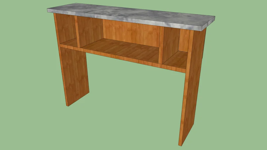 Freestanding Desk | 3D Warehouse