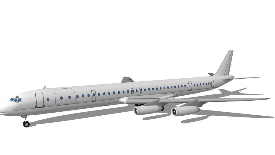 Template - Douglas DC-8-63CF | 3D Warehouse