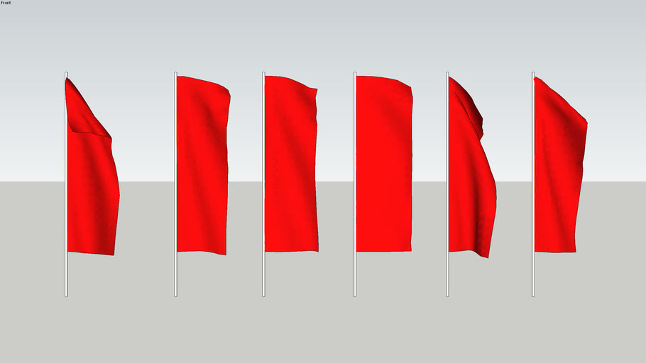 Vertical flag | 3D Warehouse