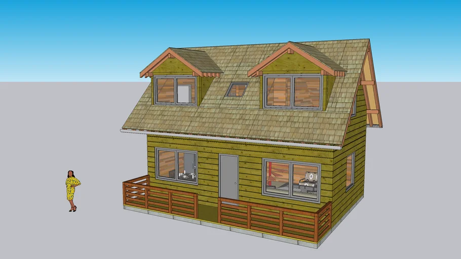Wooden House | 3D Warehouse