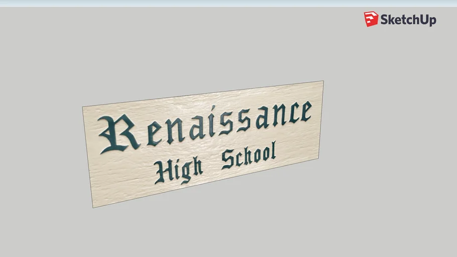 RHS Sign | 3D Warehouse
