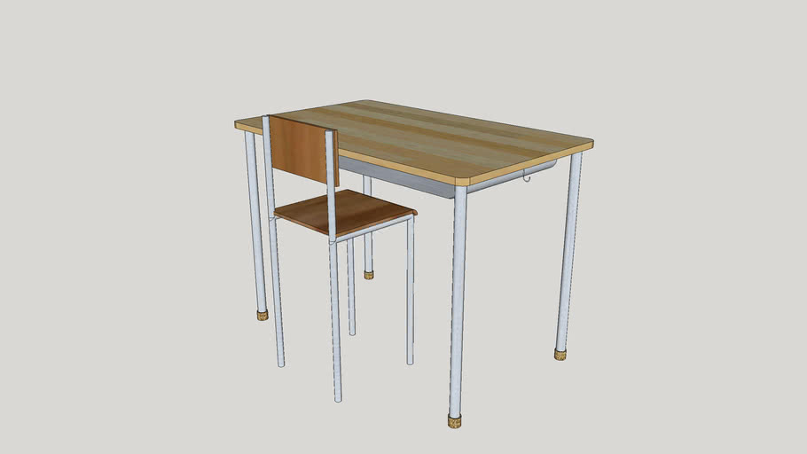 Student table | 3D Warehouse