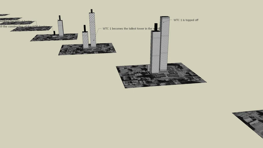 The WTC history | 3D Warehouse