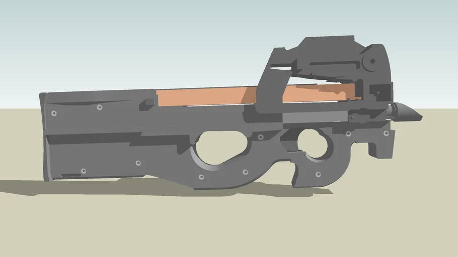 FN P90 SMG | 3D Warehouse