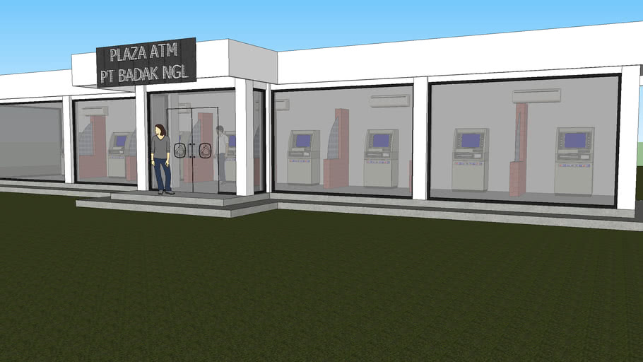 Plaza ATM PT Badak NGL, Bontang - Kaltim | 3D Warehouse