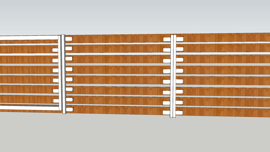gate wood | 3D Warehouse