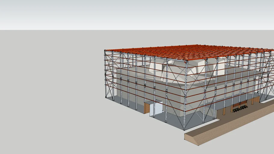 Arch 1390 Assignment 2 Structure Model | 3D Warehouse