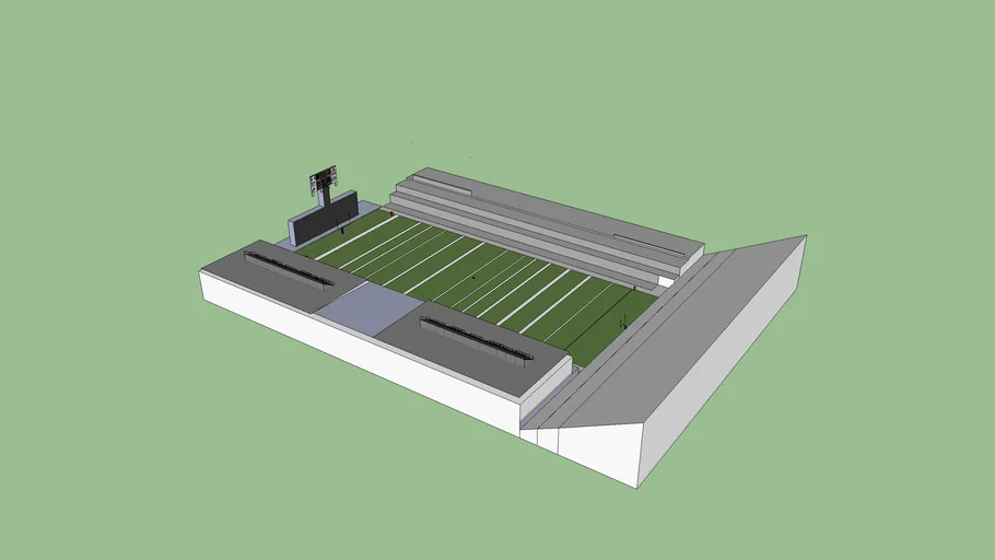 Simple Football Stadium | 3D Warehouse