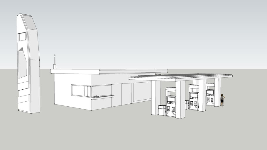 Petrol station | 3D Warehouse
