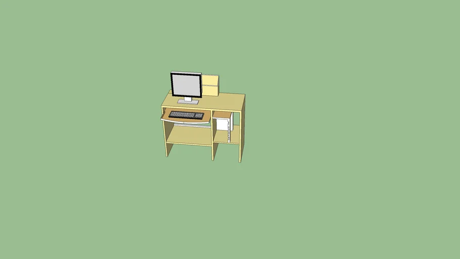 computer table | 3D Warehouse