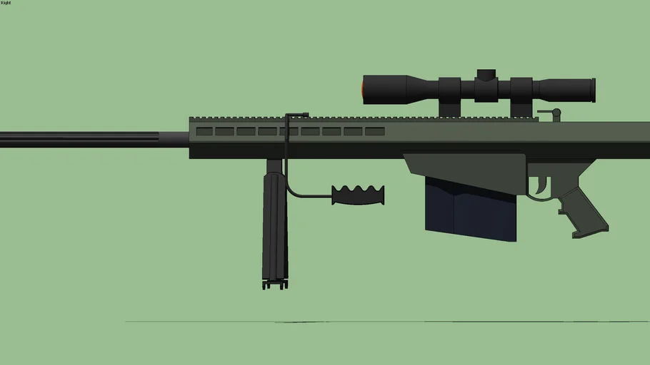 barrett m82 | 3D Warehouse