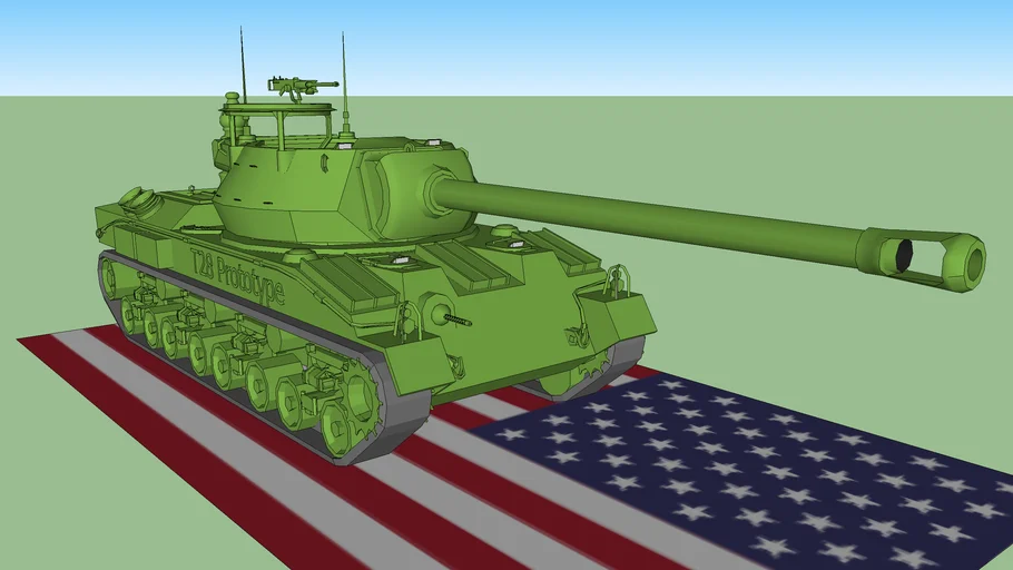 T28 Prototype Bishop Tank Chess Piece | 3D Warehouse