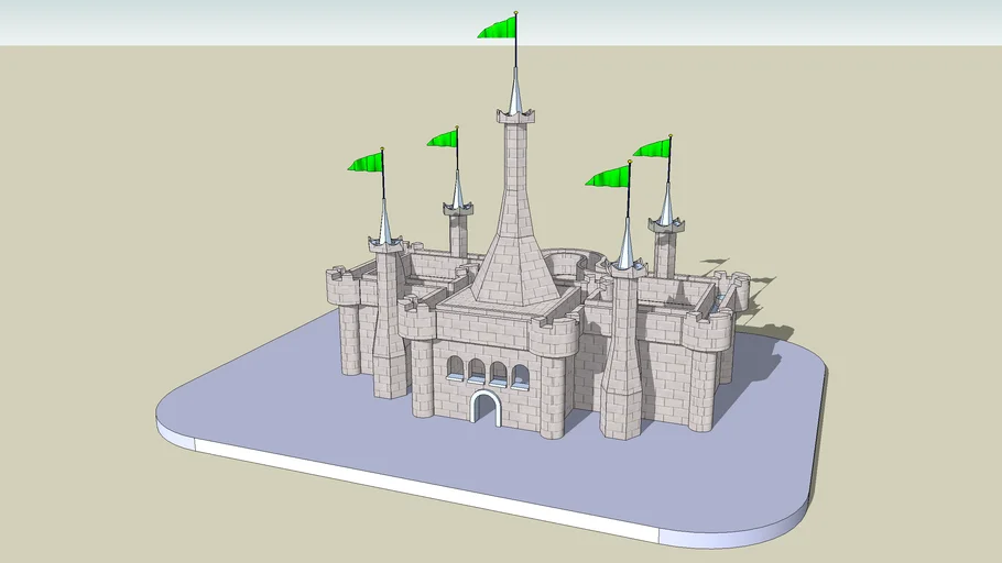 Simple Castle | 3D Warehouse