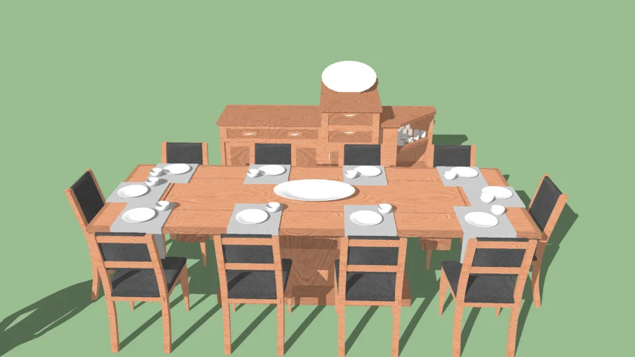 dining table | 3D Warehouse