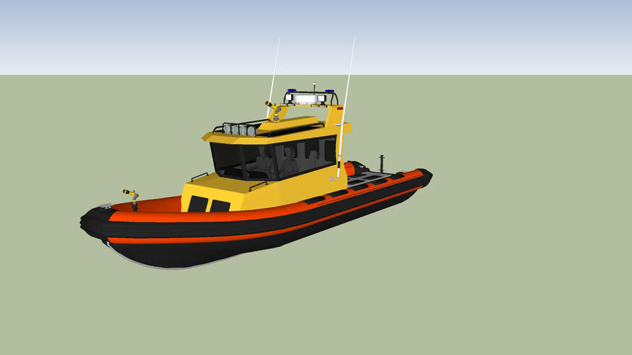 Fast rescue boat | 3D Warehouse