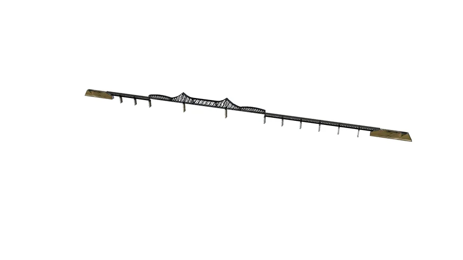 PODUL PESTE BRATUL BORCEA, DE LA FETESTI | 3D Warehouse