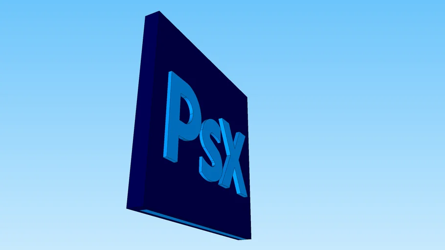 Adobe Photoshop Express icon 3D | 3D Warehouse