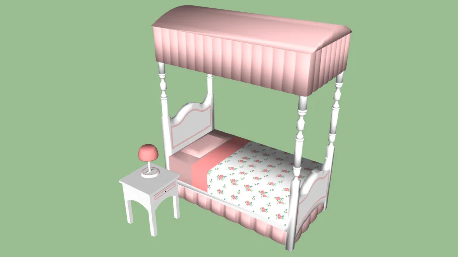 Child's Canopy Bed | 3D Warehouse