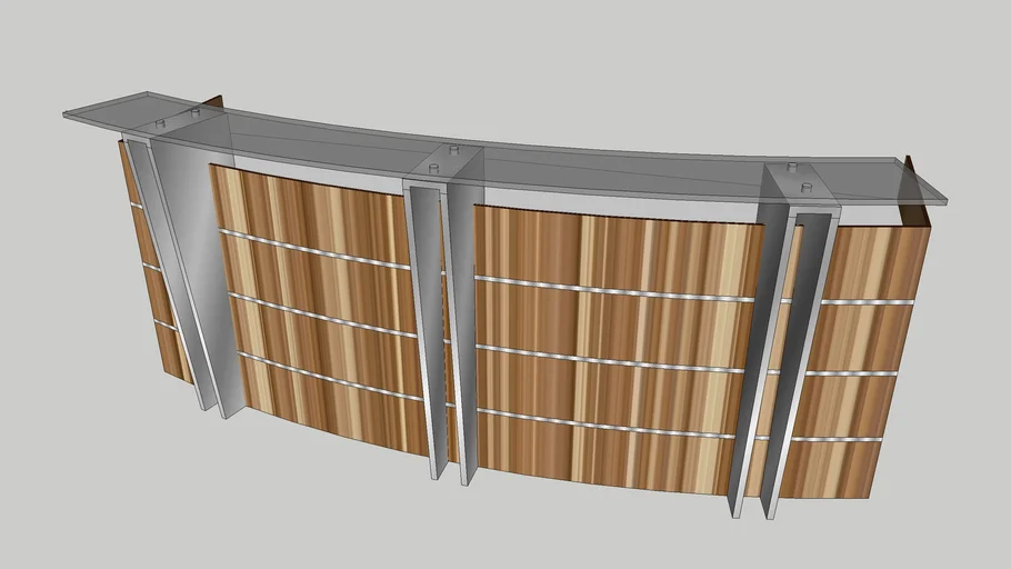 Reception Counter | 3D Warehouse
