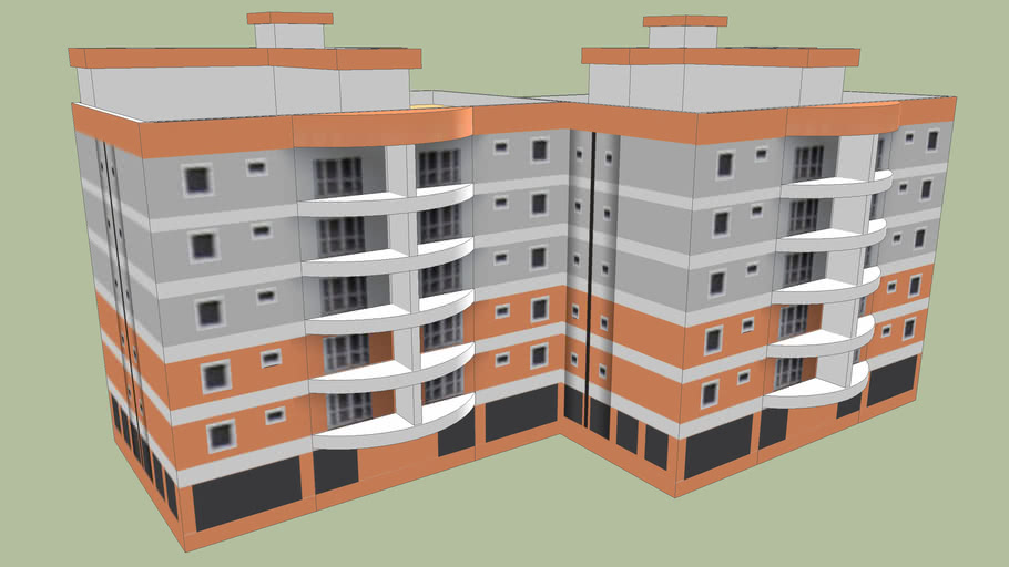 Edifici_arancioni | 3D Warehouse