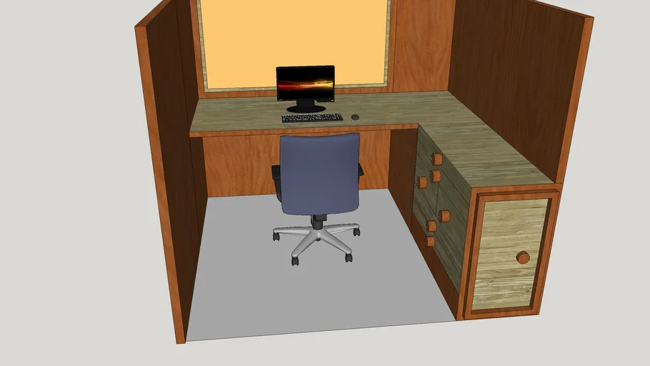 Office Cubical | 3D Warehouse