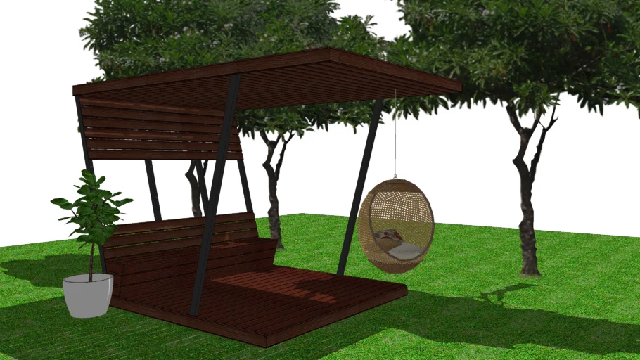 modern pergola | 3D Warehouse