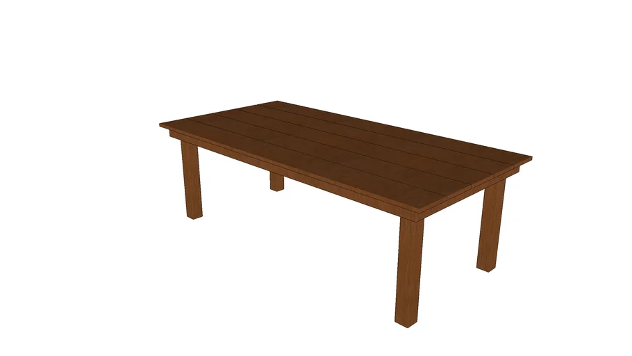 Farm Dining Table | 3D Warehouse